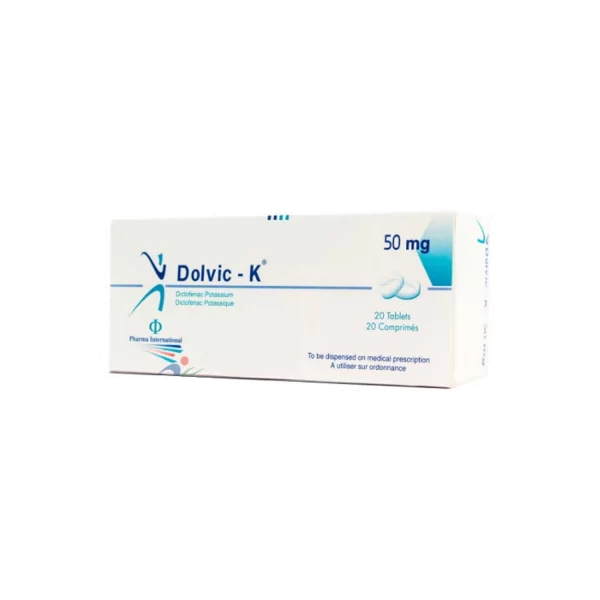 DOLVIC-K 50 MG 20 TABLETS - Plan medical